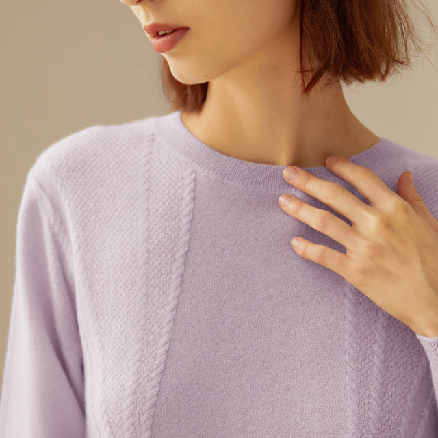 Deer King cashmere sweater women round neck change tissue sweater ...