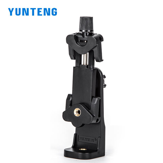Yunteng horizontal vertical rotation large mobile phone clip live ...