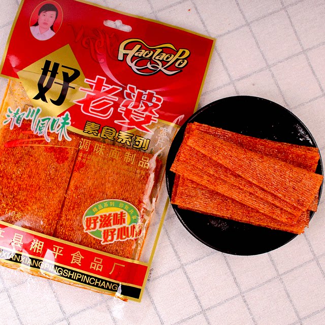 Good wife spicy bars snack spicy gluten, after 80, nostalgic hand tear ...