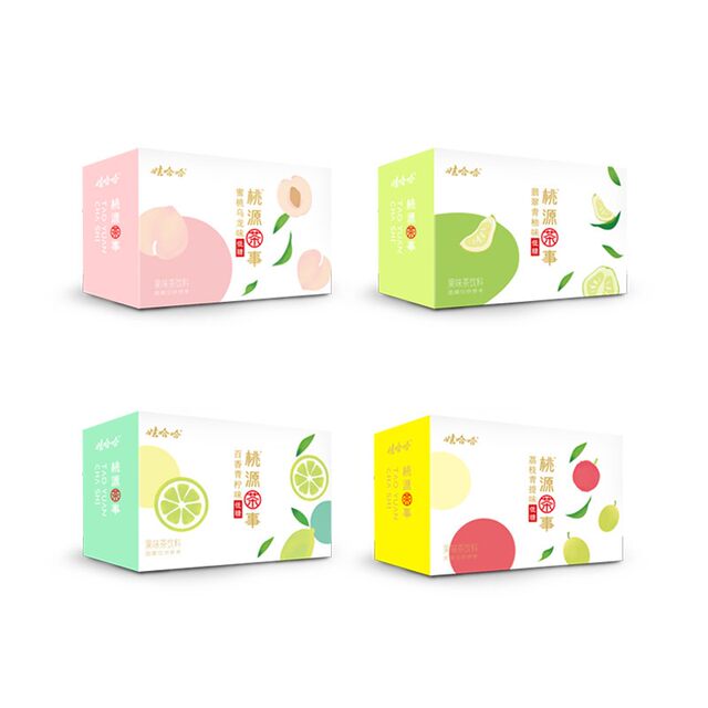 New Wahaha New Taoyuan Tea Low Sugar Flavored Tea Beverage 500ml*15 ...
