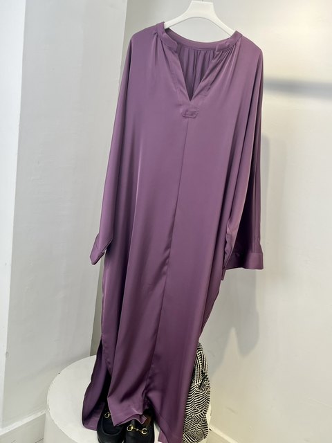 V -neck European and American large size sitrium satin -sensitive ...