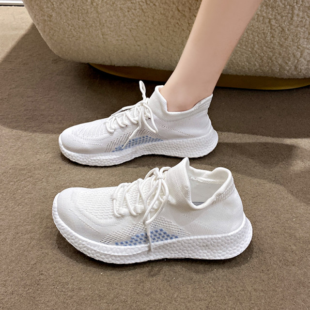 Coconut shoes for women in summer 2025 versatile new flying knitted ...