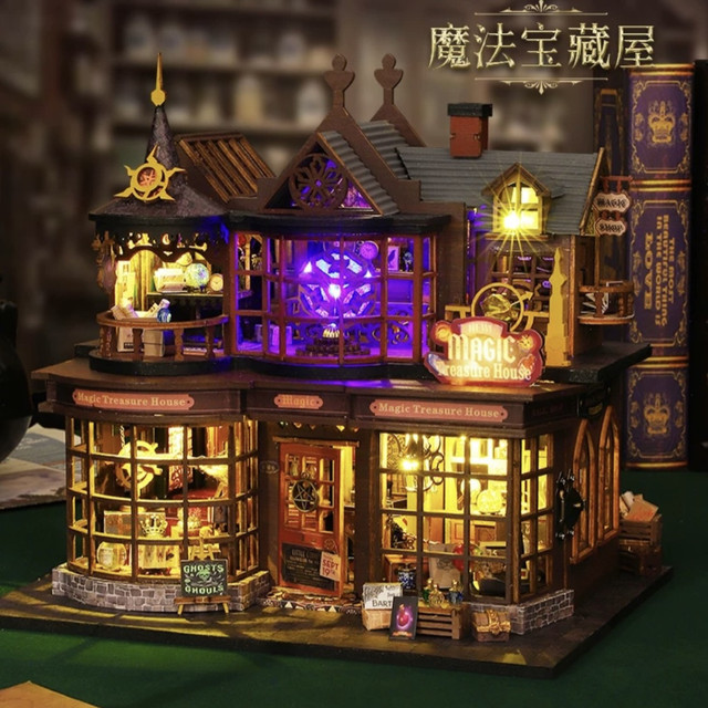 Holo Magic City handmade diy cabin miniature model Harry's Magic Shop ...