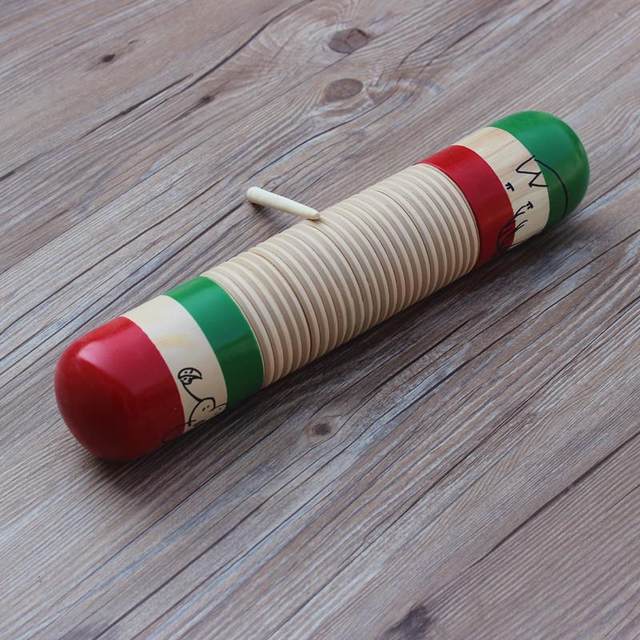 Straight frog large wooden fish frog shaved children's percussion ...