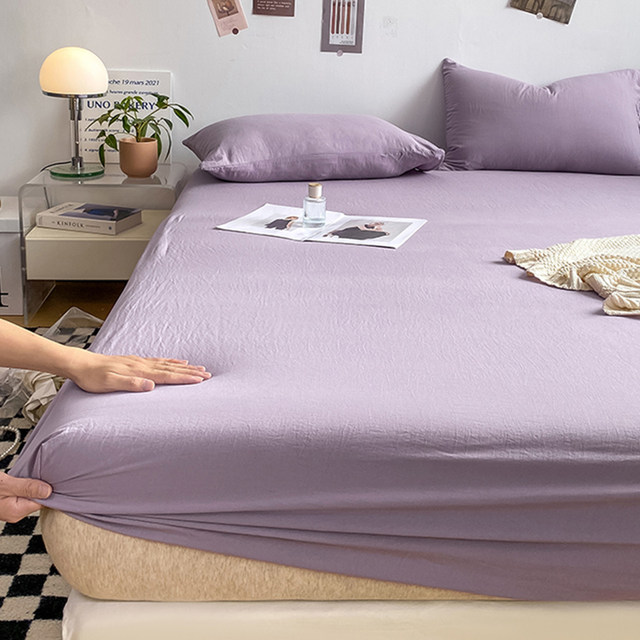 Solid color bed cover single piece 1.8 meters 1.5 meters Simmons ...