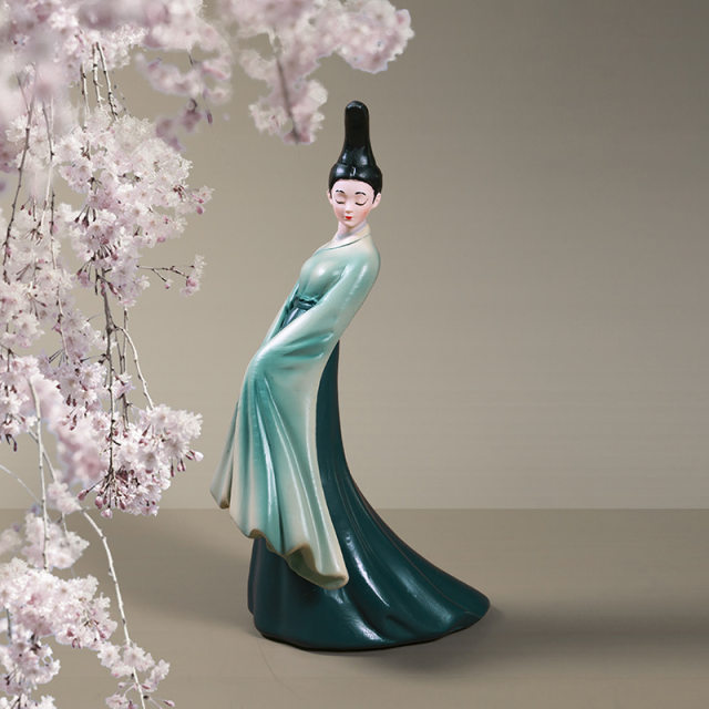 New Chinese creativity is only this green and green art decoration ...