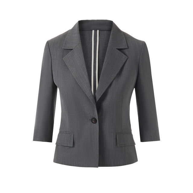 LANCY/Langzi 2025 summer new high-end sense commuting professional waist-hugging short clip ...