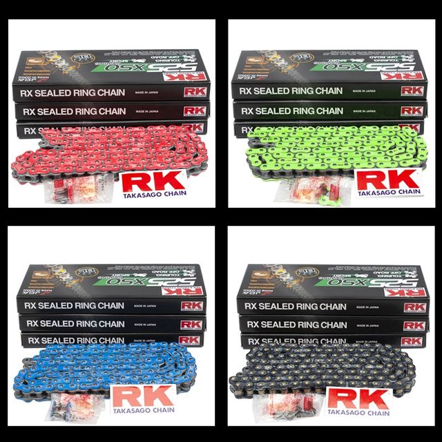 RK motocross chain 520 oil seal chain Yamaha CRF Husvana KTM Extreme ...