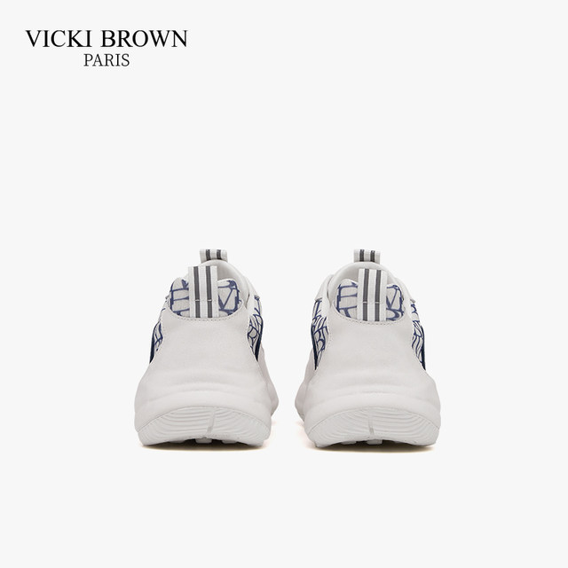 French VB Fashion Daddy Shoes Men Vicki Brown's new trend low -top shock absorption small white ...