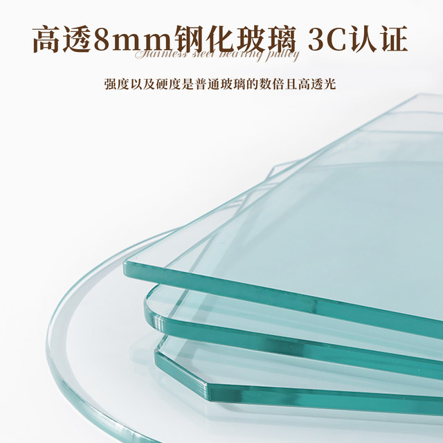 French screen partition art oil painting ultra -white tempered glass ...