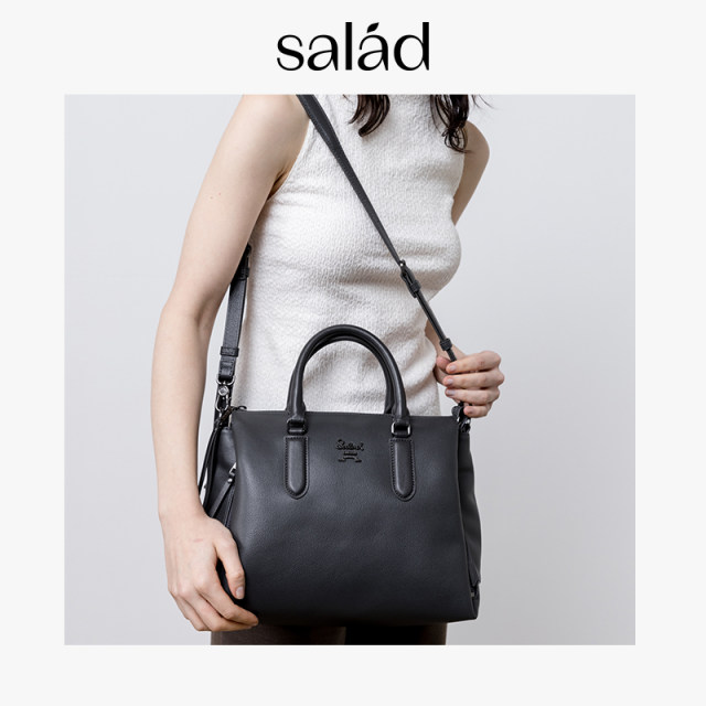 salad All-purpose handbag genuine leather texture one-shoulder ...