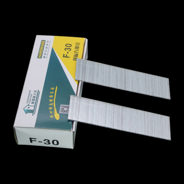 National standard galvanized F30 straight nail pneumatic gun nail ...