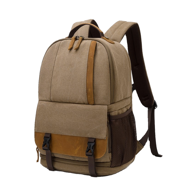 Professional photography SLR camera bag with upper and lower warehouse ...