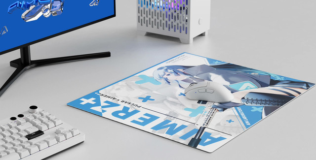 Pulsar x Aimerz same replica e-sports tempered glass mouse pad tile FPS