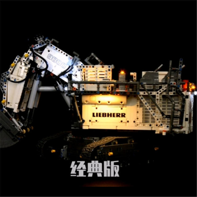 KGBOX for LEGO 42100 Liebherr R9800 Remote Control Excavator LED ...