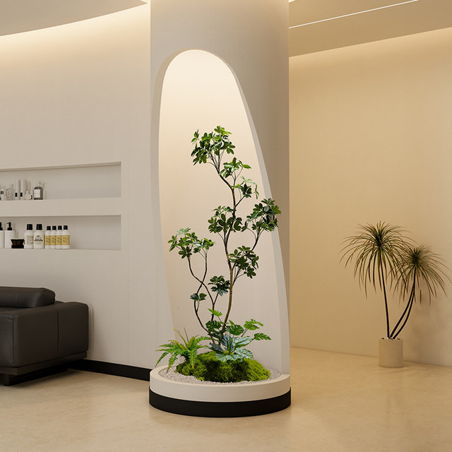 Mori Space Simulation Green Plant Micro Landscape Cream Cream Cream ...