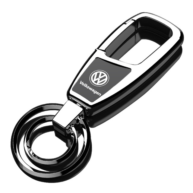 Men's car keychain personalized creative metal waist pendant ring ...