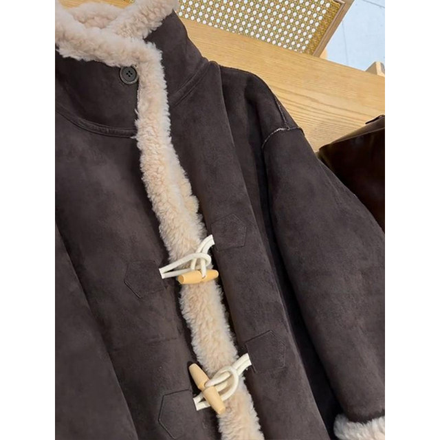 Extraordinary women's fat MM American lamb plug jacket in winter new ...