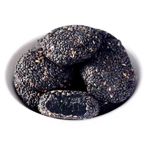 Five black hemp potato traditional black sesame pill glutinous rice ...