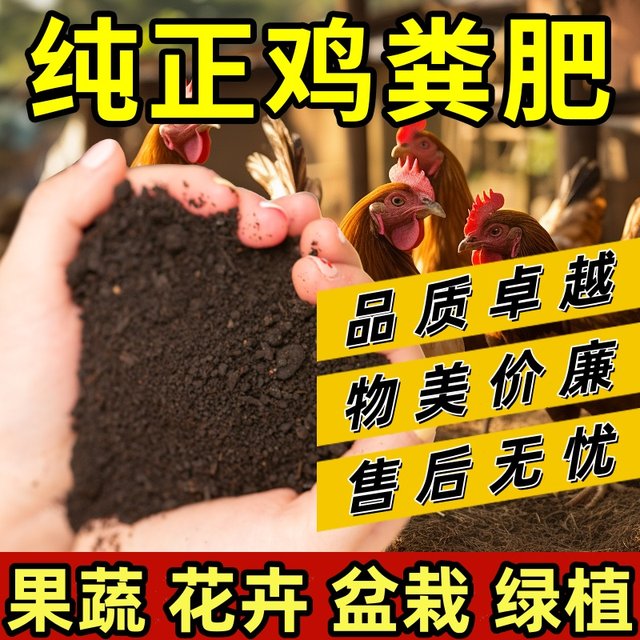 Pure chicken manure fermented organic fertilizer for growing vegetables ...