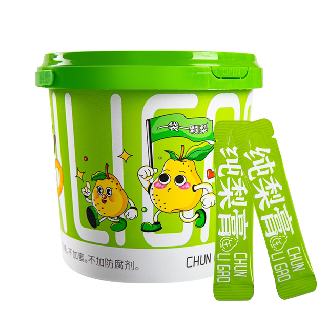 Pure pear paste without additives A spoonful of pear paste Autumn pear ...