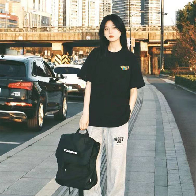WASSUP HEODS graffiti earth logo American trendy brand short-sleeved T ...
