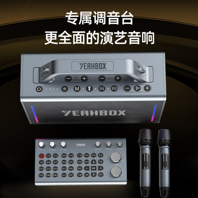 YEAHBOX/Sonic Lion Thunder 500 Bluetooth speaker direct karaoke outdoor ...