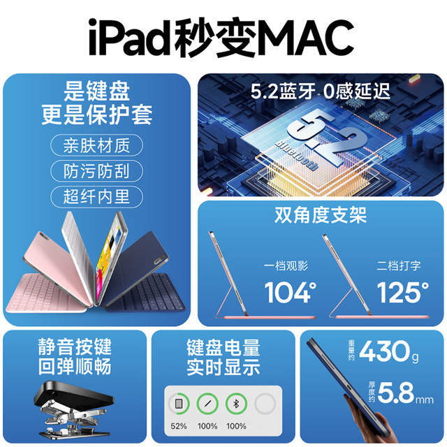 Apple 2025 iPad Air7/6/5/4 generation suspended protective case ...