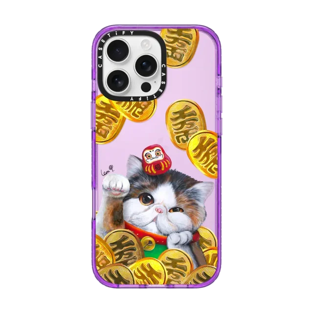 Lucky Lucky Cat casetify is suitable for Apple iPhone16 pro max mobile ...