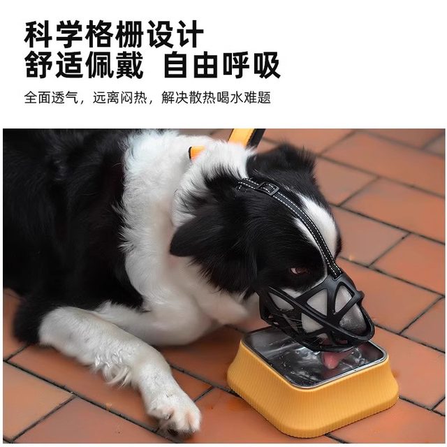 Dog muzzle, anti-biting, anti-barking, anti-eating, medium- and large ...