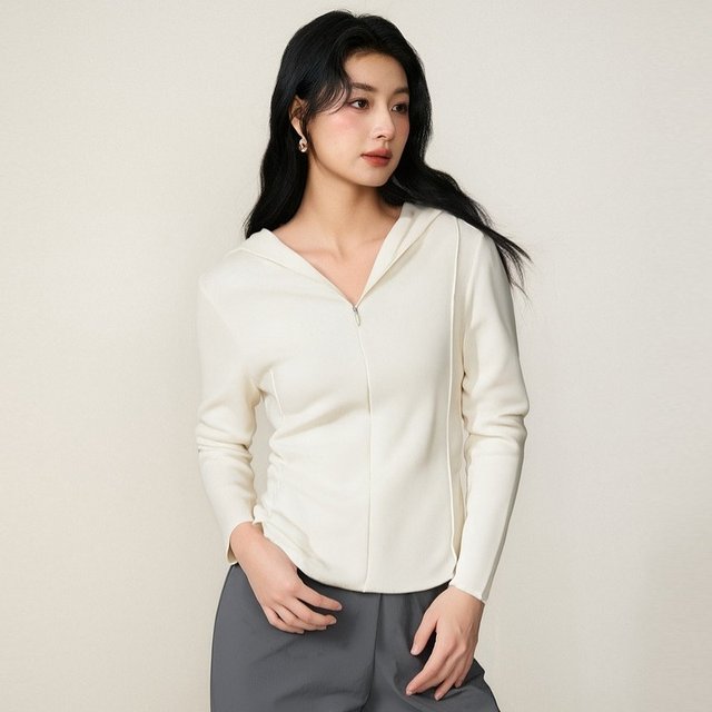 Basic House/Baijiahao solid color casual and versatile autumn new ...