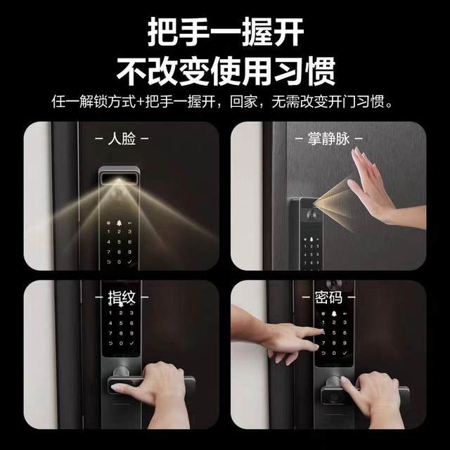 Fluorite DL20FVS large-screen visual fingerprint lock palm vein ...