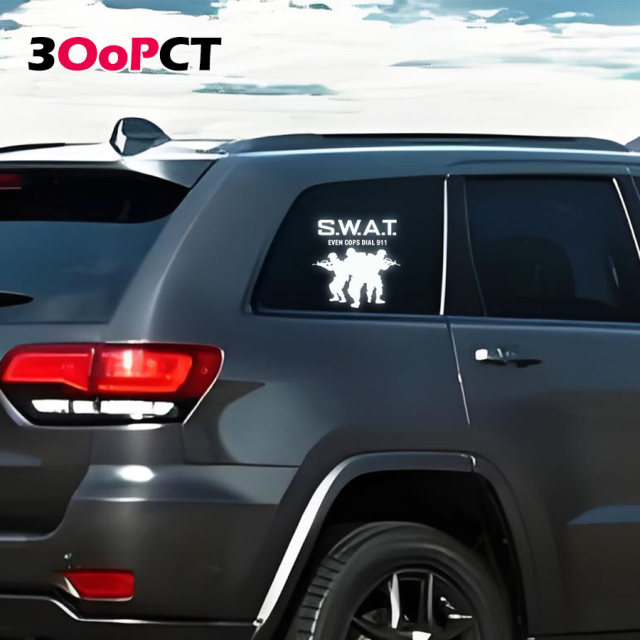 Counter-Strike Squad Creative Car Stickers Laser Hollow Reflective ...