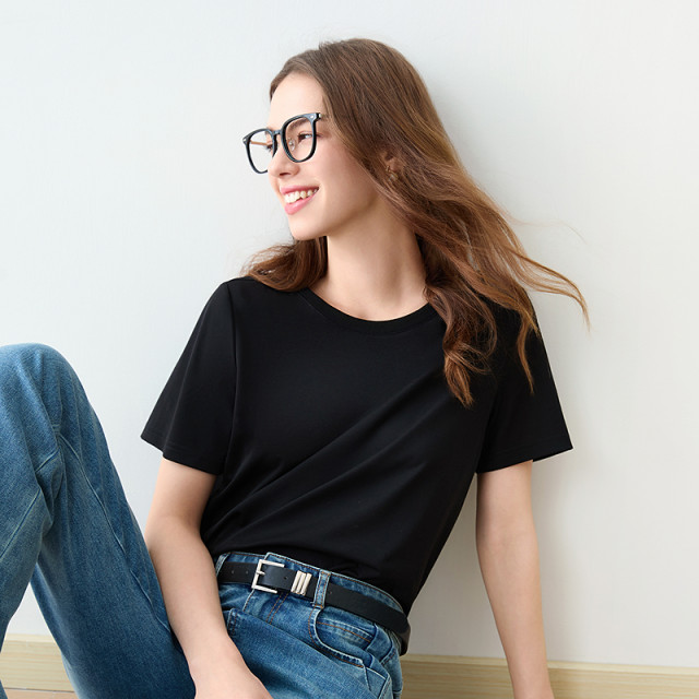 betu Baitu high-end drooping mulberry silk T-shirt for women 2025 ...