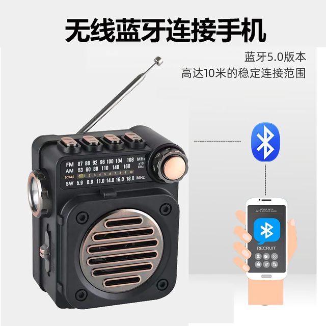 New M8 radio mini small portable multi -band FM/AM/SW multi -functional ...