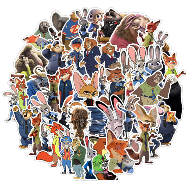 50 children's animated cartoons Zootopia Police Officer Judy peripheral ...