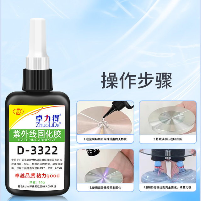 Shadow UV CICF Glass Adhesive metal coffee table glue D -3322 viscous ...