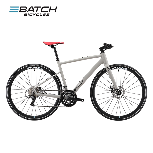Batch F1 flat handlebar road bike aluminum alloy built-in light urban ...