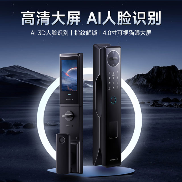 HOOPLY Hongli Smart Door Lock Fingerprint Lock Electronics Anti -theft ...