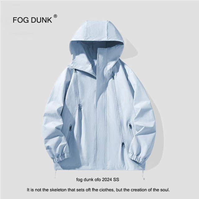 FOG DUNK Spring and Autumn Multi-Pocket Shock Clothes Jacket Men's ...