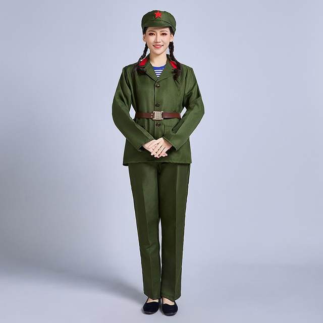 65-style military suit military green old-fashioned cadre uniform ...