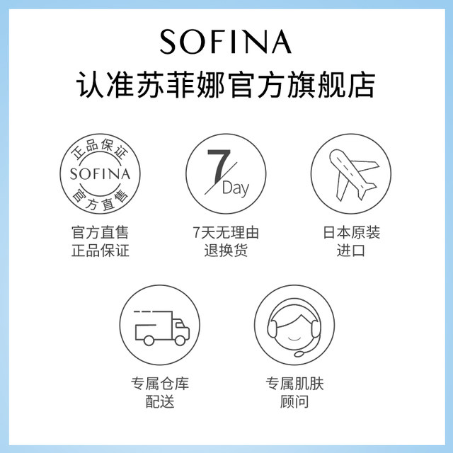 SOFINA Sofina Isolation Cream Makeup Primer Lasts Makeup Sun Protection Dry Skin Moisturizing ...
