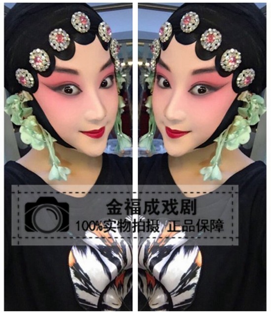 Opera Peking Opera headwear head jewelry Tsing Yi Huadan headdress ...