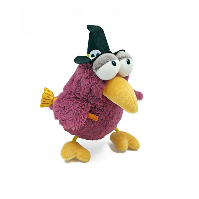 German NICI Halloween limited bird witch/vampire/pumpkin vocal plush ...