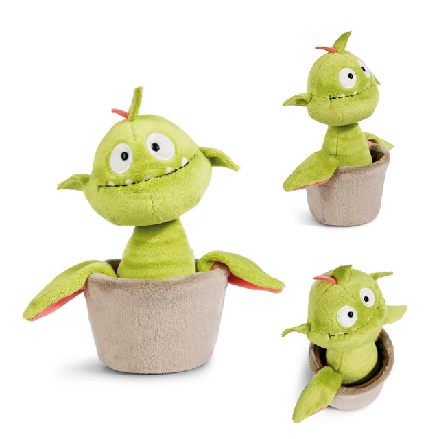 German NICI little monster potted Cordyceps plush doll children's doll ...