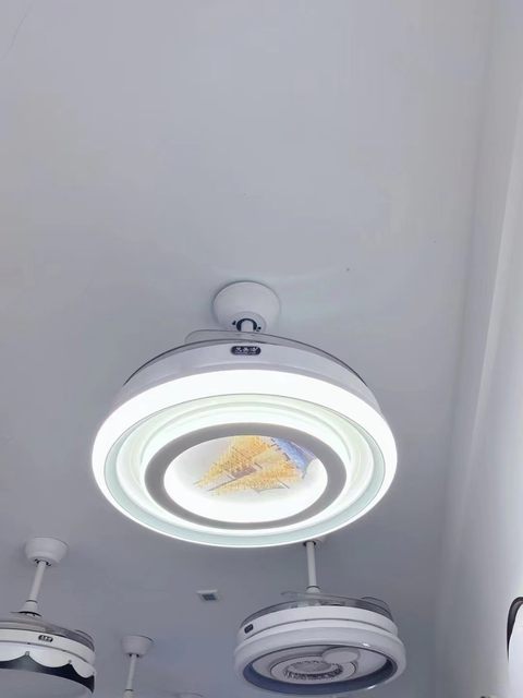 Invisible fan light dining room living room bedroom ceiling fan light ...