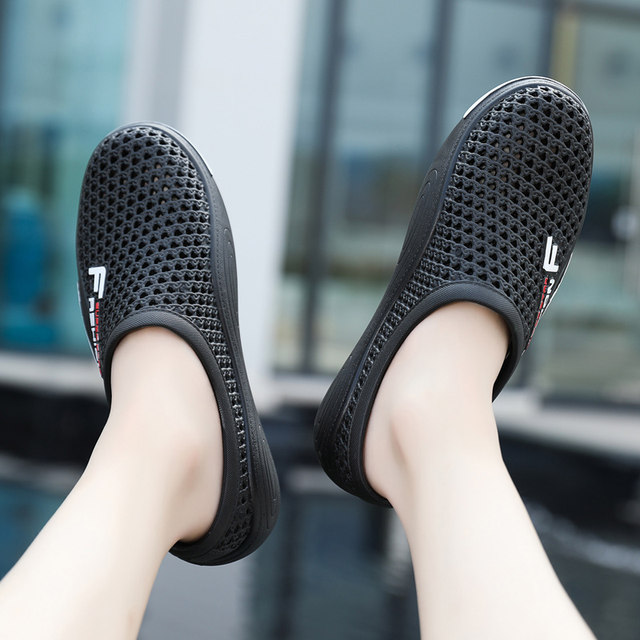 Croc shoes men's new summer non-slip anti-odor wear-resistant ...