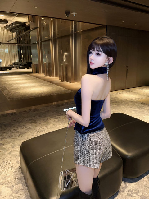 EVA Junjun Sauce Pure Spicy Girl New Jiexin Hanging Club Vest Female ...