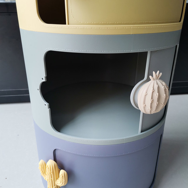 Xiuchuan Rainbow Rainbow Storage Cabinet Nordic Children's Room Cartoon ...