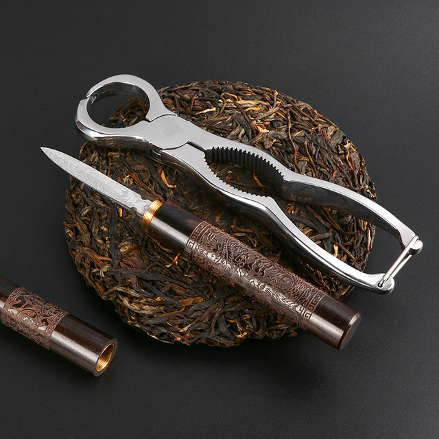 Tea pliers stainless steel tea needle tea knife Pu'er tea knife ...